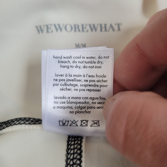 WeWoreWhat | Shorts | Weworewhat Off White Corset Biker Short Size M | Poshmark